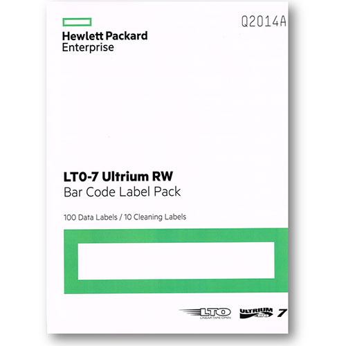 HPE LTO7 Bar Code Label Pack - بارکد لیبل LTO-7 | بارکد کارتریج lto 7