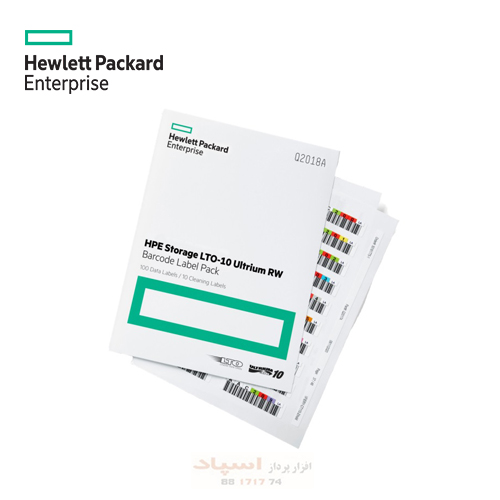 Q2018A | بارکد لیبل کارتریج HPE LTO10 Bar Code Label Pack Q2018A
